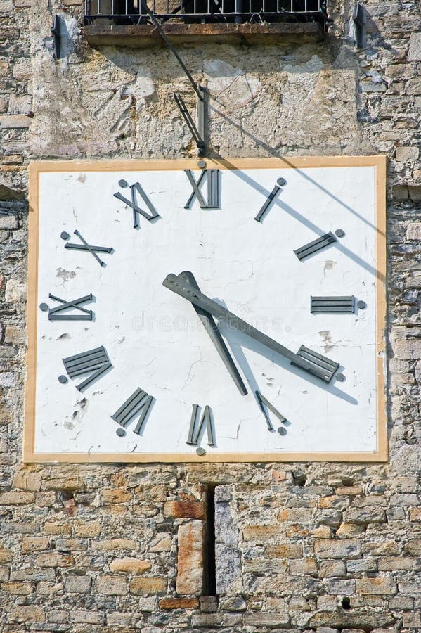Bell tower clock stock photo. Image of dial, number, hours - 19478586
