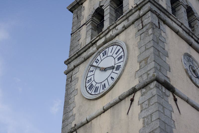 Bell tower clock stock photo. Image of tall, structure - 4005984