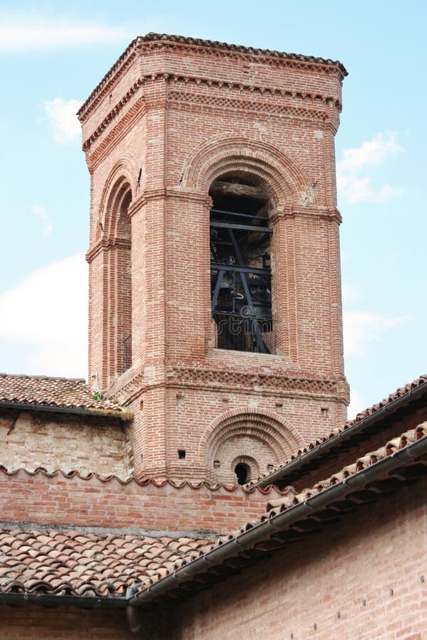 Bell Tower in Corinaldo, Marche, Italy Stock Image - Image of italian ...