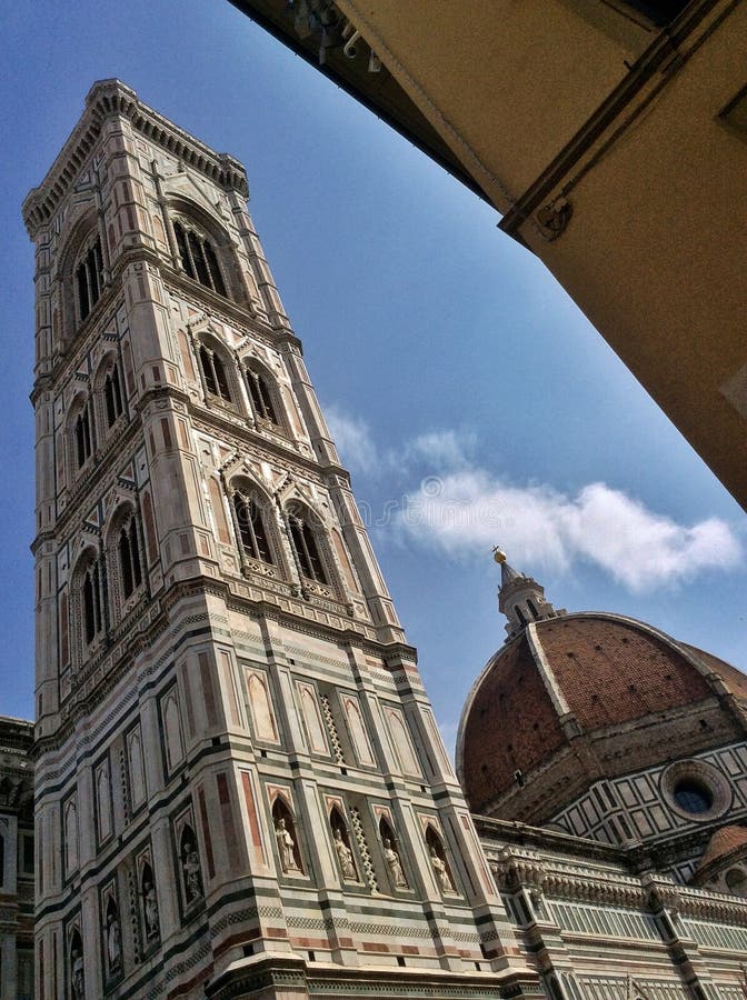 Bell Tower of Duomo in Florence Stock Image - Image of florence ...