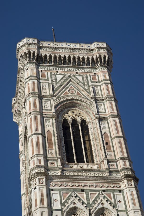 Bell Tower of Florence Cathedral Stock Image - Image of architecture ...