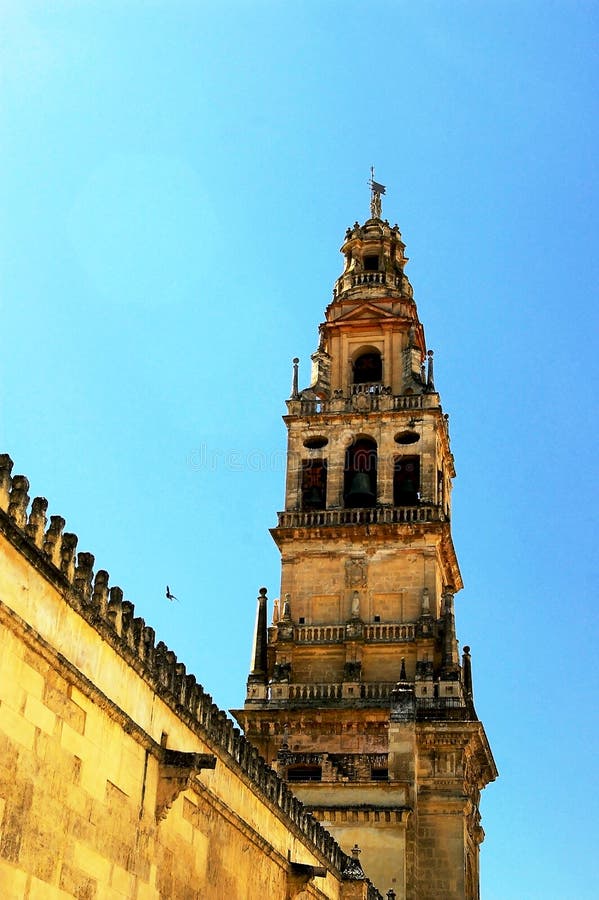 Bell Tower of the Great Mosque of Cordoba Stock Photo - Image of ...
