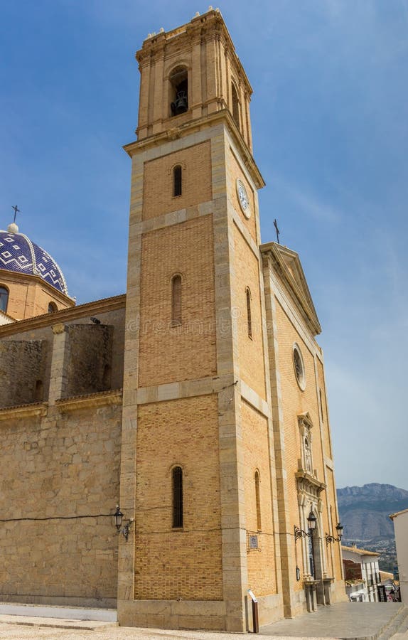 Church in Altea, Spain stock image. Image of saint, church - 9107549
