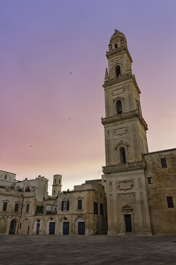Bell tower Lecce stock photo. Image of duomo, salento - 71913414