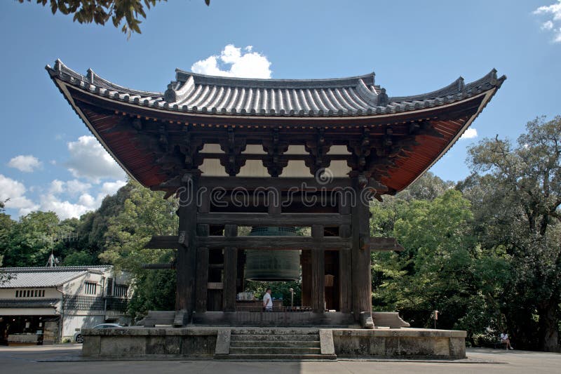 Bell Tower in Nara stock image. Image of tradition, japan - 19096777