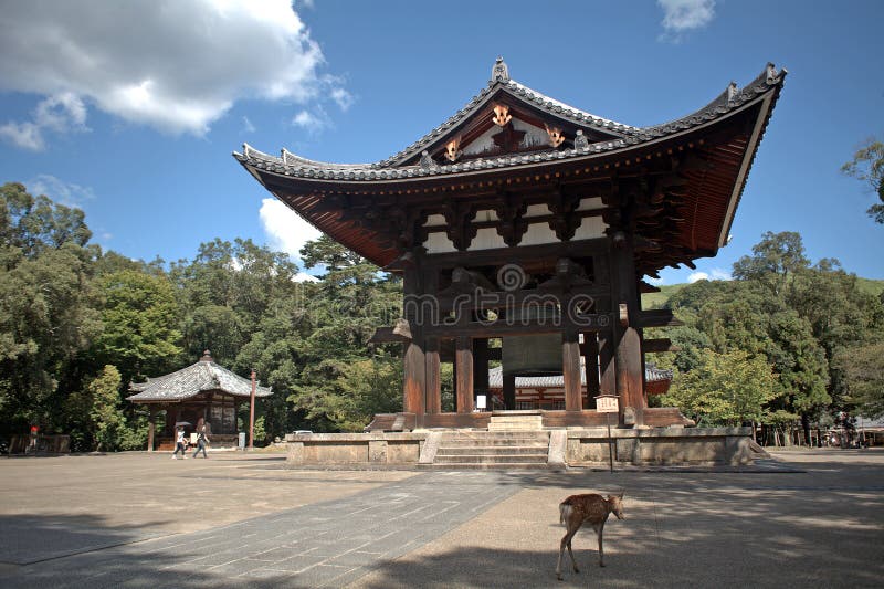 Bell Tower, Nara, Japan editorial stock photo. Image of building - 45850733
