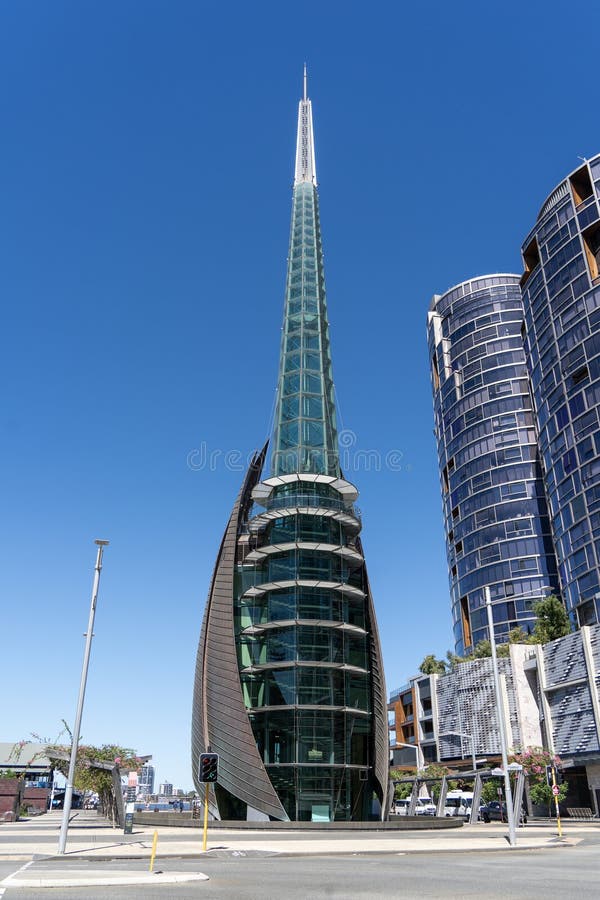 The Bell Tower in Perth CBD, Western Australia. Editorial Image - Image ...