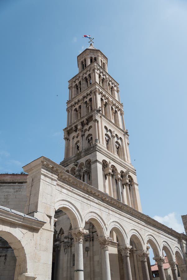 Bell Tower, Split, Croatia stock image. Image of duje - 73610417