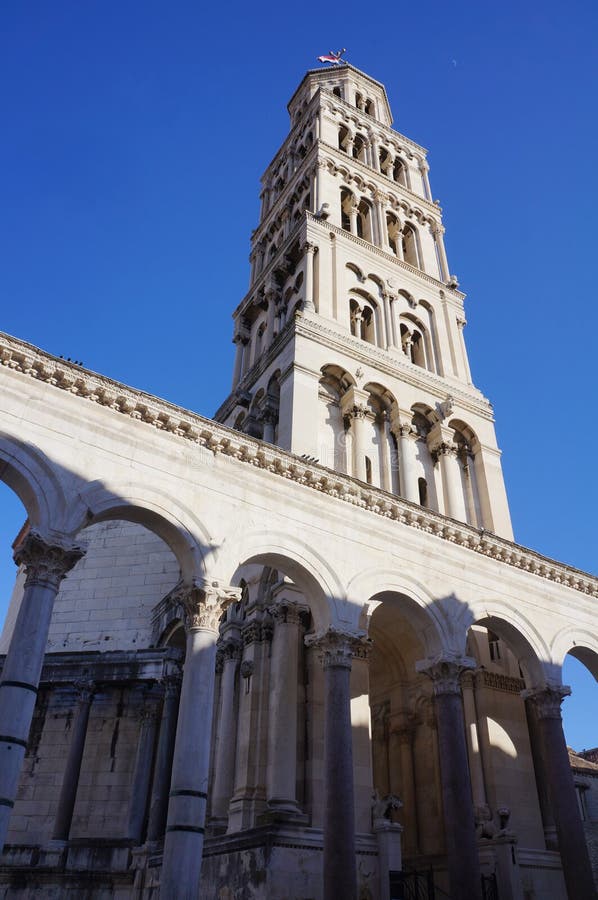 Bell Tower in Split stock photo. Image of croatian, city - 31755898