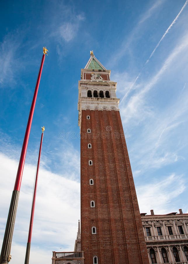 Bell Tower in St. Mark S Square Stock Image - Image of building, tower ...