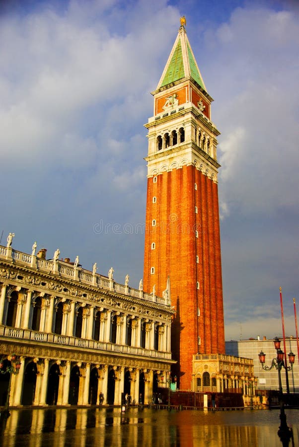 Bell Tower at St. Mark S Square Stock Image - Image of holiday, public ... Bell Tower at St. Mark S Square Stock Image - Image of holiday, public ...
