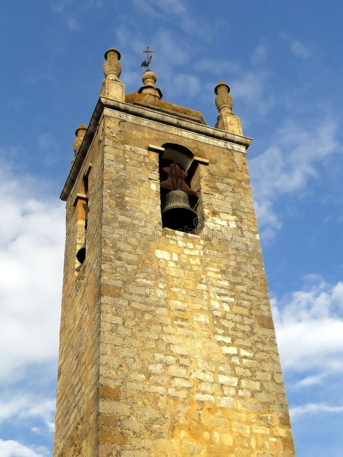 Bell tower stone castle stock image. Image of building - 5290435