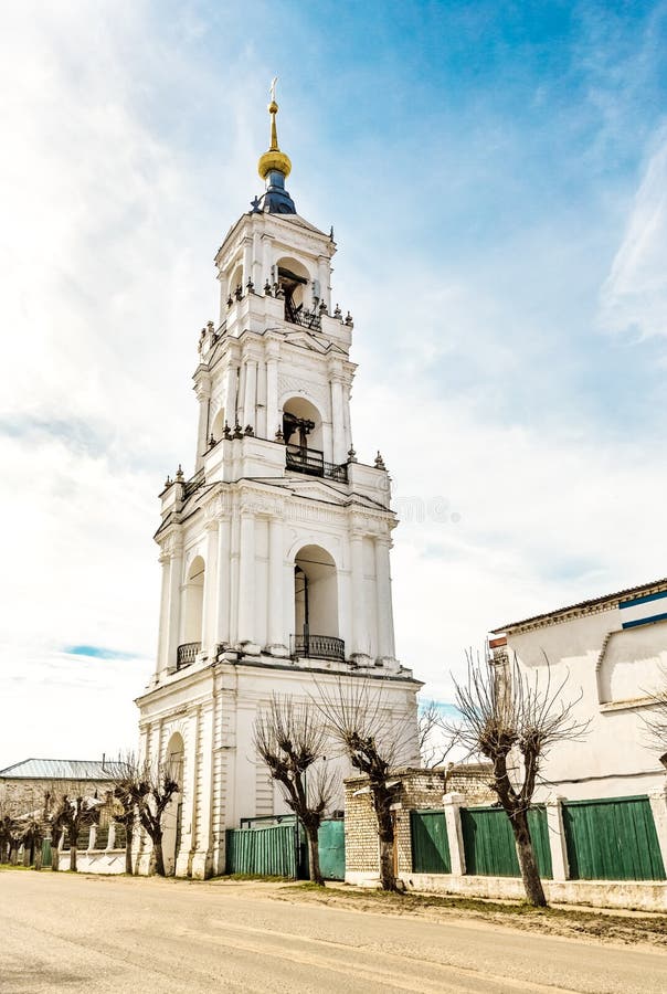The Bell Tower in Sunny Day Stock Image - Image of orthodoxy, blue ...