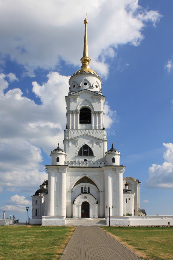 The bell tower in Vladimir stock photo. Image of belfry - 32913168