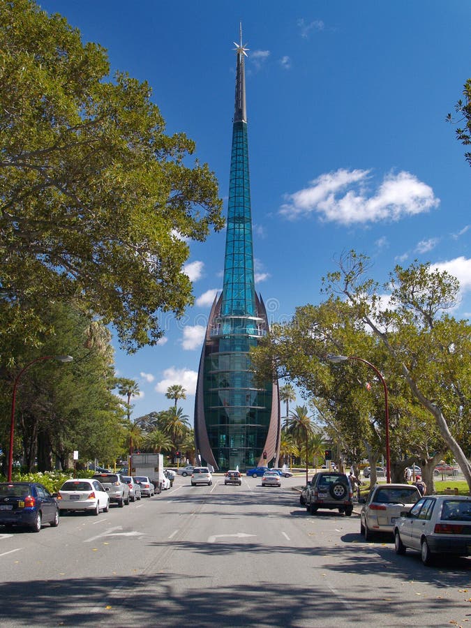 Perth Bell Tower - Australia Stock Photo - Image of architectural ...