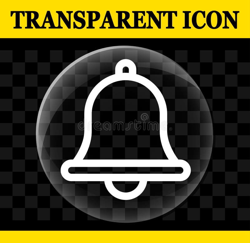 Bell red circle icon stock vector. Illustration of bell - 107413498