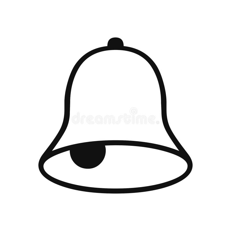 Bell Vector Icon in Modern Design Style for Web Site and Mobile App ...