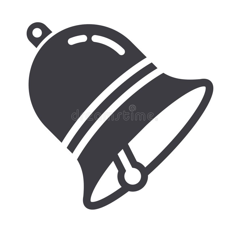 Bell Vector Illustration Icon Cartoon Art Style Stock Vector ...