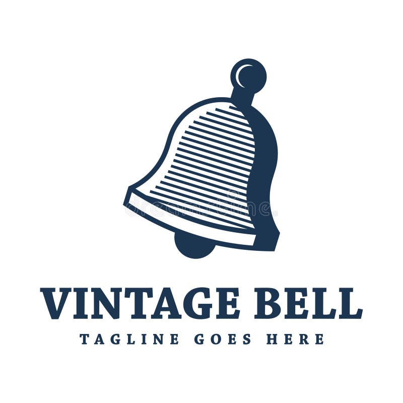 Bell Bell Vector Notification Logo Design Template Old Classical Retro ...