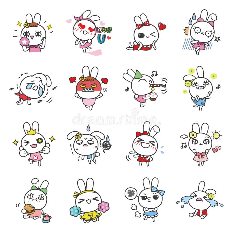 Bella Bunny stock vector. Illustration of cute, lonely - 57352313