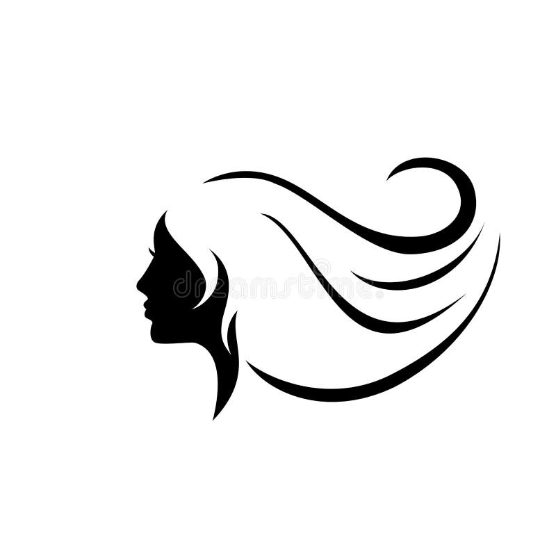 Bella Icona Del Fronte Della Donna Illustrazione Vettoriale ...