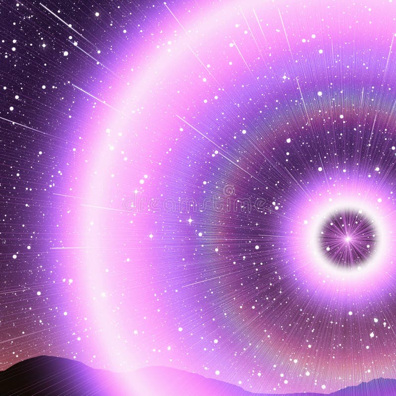 Bella Immagine Della Traccia Della Stella Durante Alla Notte ...