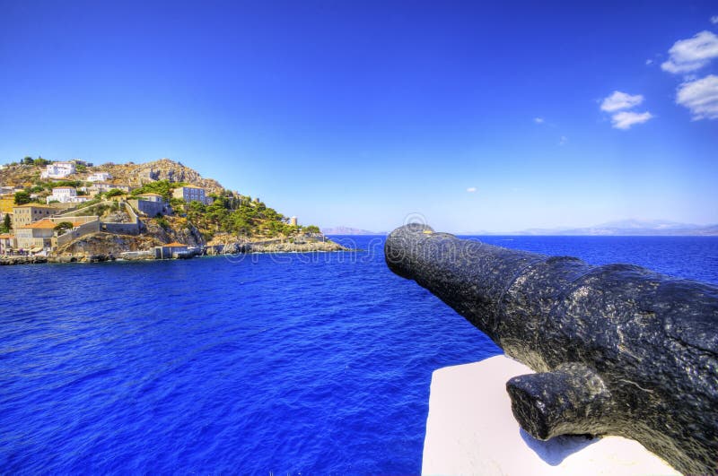 Bella isola greca, Hydra fotografia stock. Immagine di litorale - 26863948