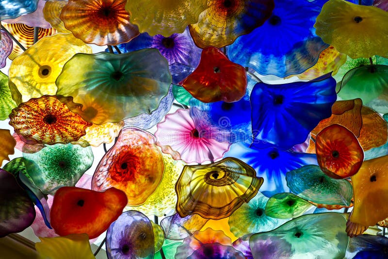 Bellagio Chihuly Ceiling editorial photo. Image of vases - 18936766