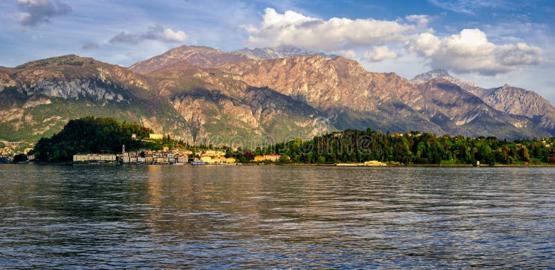 Lago Di Como (Lake Como) High Definition Panorama from Peglio Stock ...