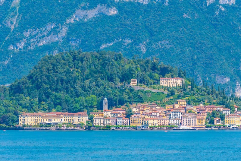 Bellagio Town and Lake Como in Italy Stock Image - Image of lakeside ...