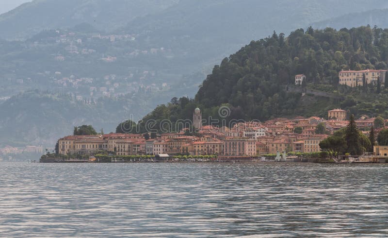 Bellagio Town at Lake Como. Stock Photo - Image of nature, travel: 90844206
