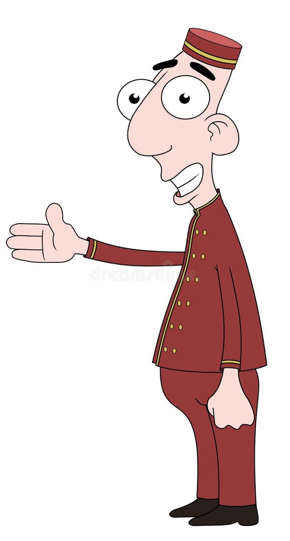 Bellboy Bellman Stock Illustrations – 928 Bellboy Bellman Stock ...
