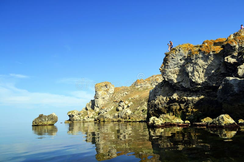 Belle Côte De La Mer D'Azov Image stock - Image du beau, monde: 77509189
