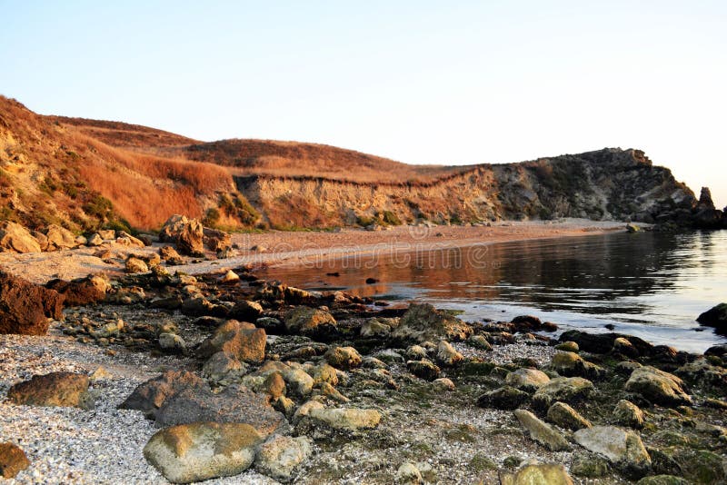 Belle Côte De La Mer D'Azov Image stock - Image du beau, monde: 77509189