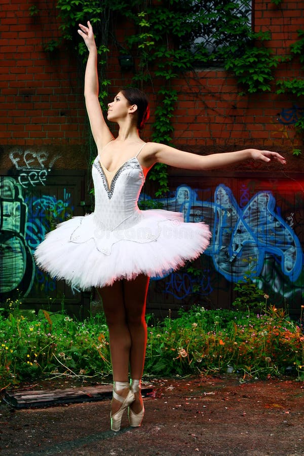 Belle Danse De Ballet De Danse De Ballerine Image stock - Image du ...