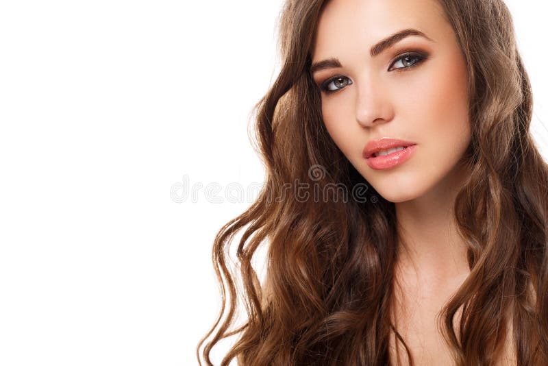 Belle Fille Avec Le Visage Mignon Photo stock - Image du fuselage, beau ...