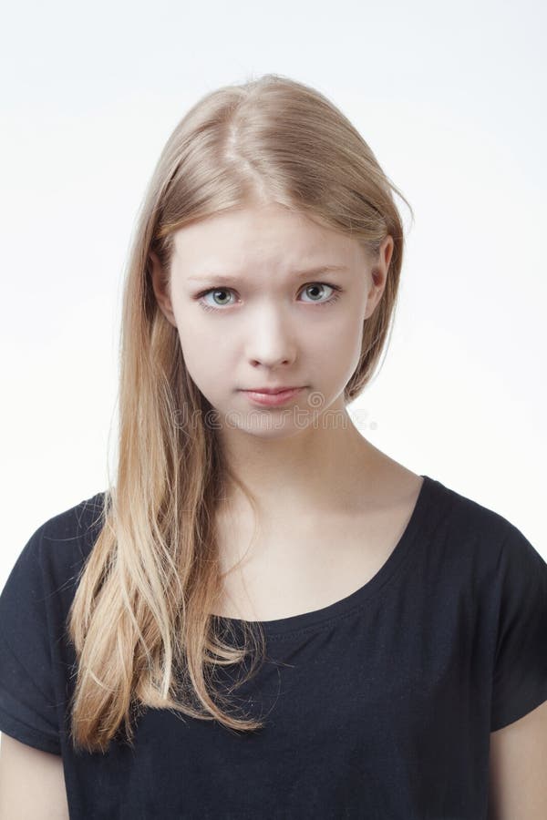Beau Portrait De Ladolescence De Fille Photo Stock Image Du Visage