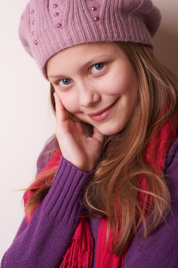 Belle Fille De Ladolescence Mignonne Image Stock Image Du Fille