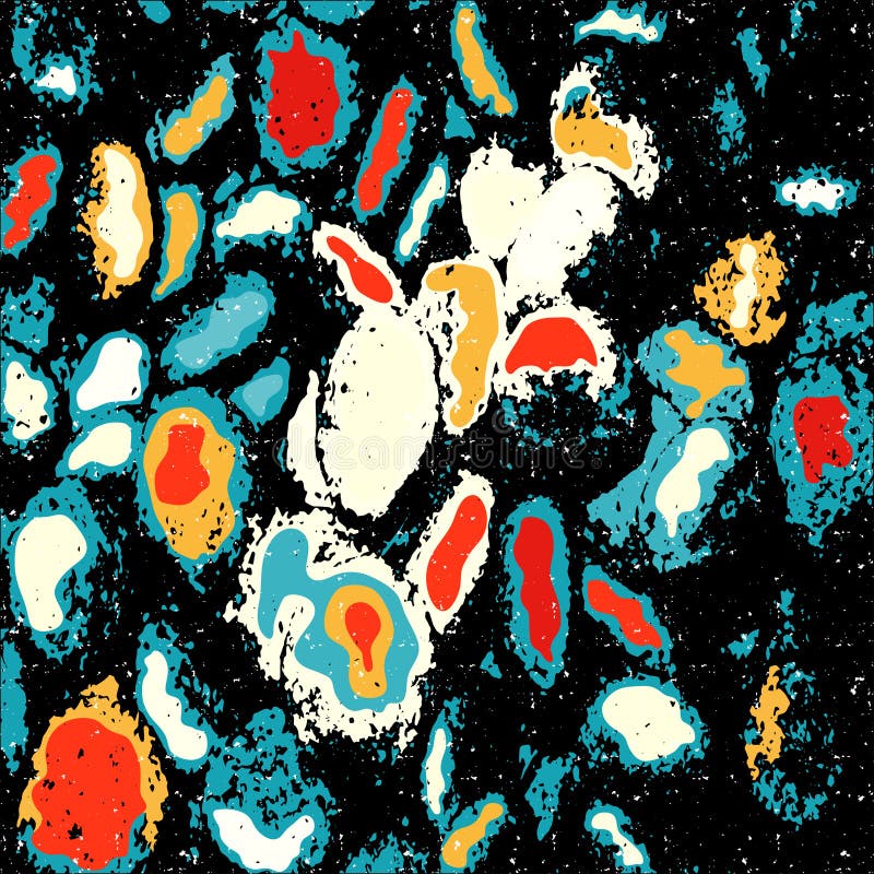 Belle Illustration Abstraite De Vecteur De Graffiti De Tache ...