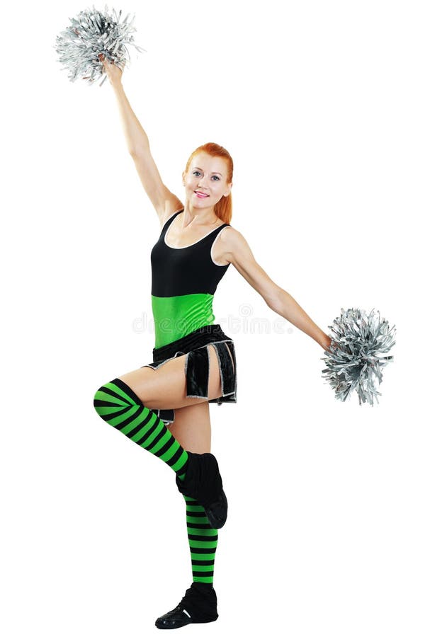 Belle majorette de fille image stock. Image du pose, fond - 32275429