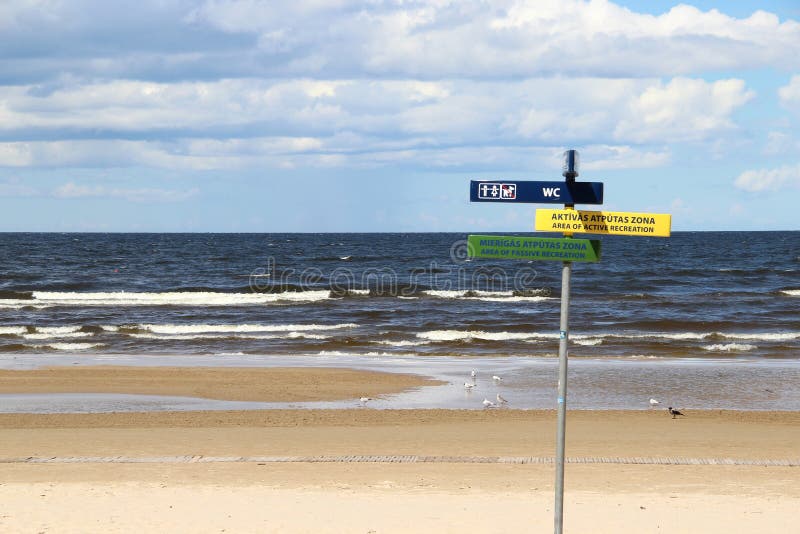 Belle Spiagge Del Mar Baltico Fotografia Stock - Immagine di duna ...