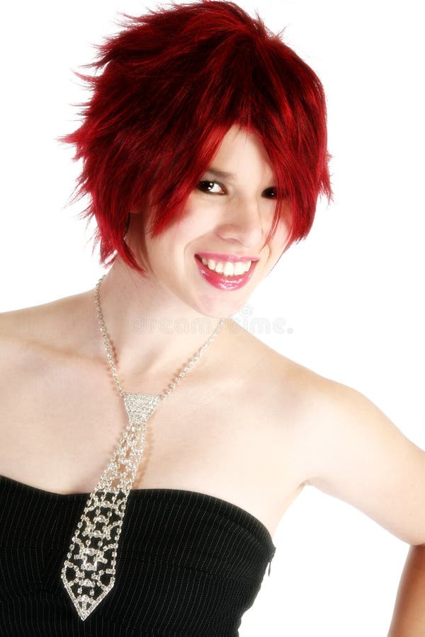 Belle tête rouge photo stock. Image du hispanique, personne - 7798242