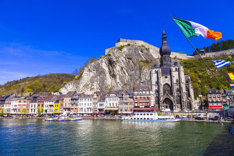 Belle Ville Dinant En Belgique Image stock - Image du beau, europe ...