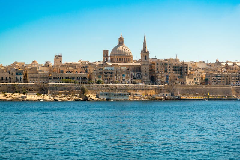 Vue De La Valette, La Capitale De Malte Image stock - Image du maltais ...