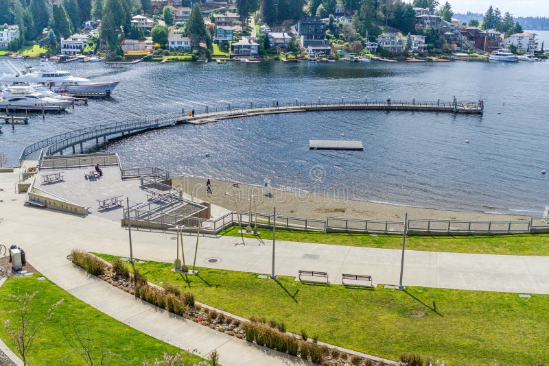 Bellevue Waterfront Pier 5 stock photo. Image of waterfront - 273686960