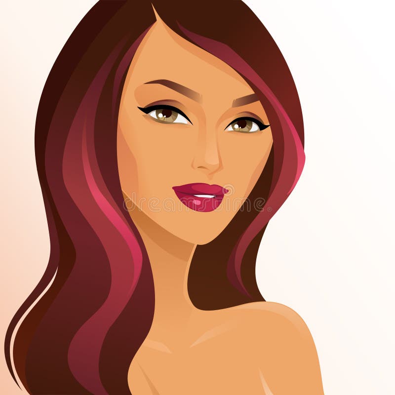 Belleza ilustración del vector. Ilustración de belleza - 65643088