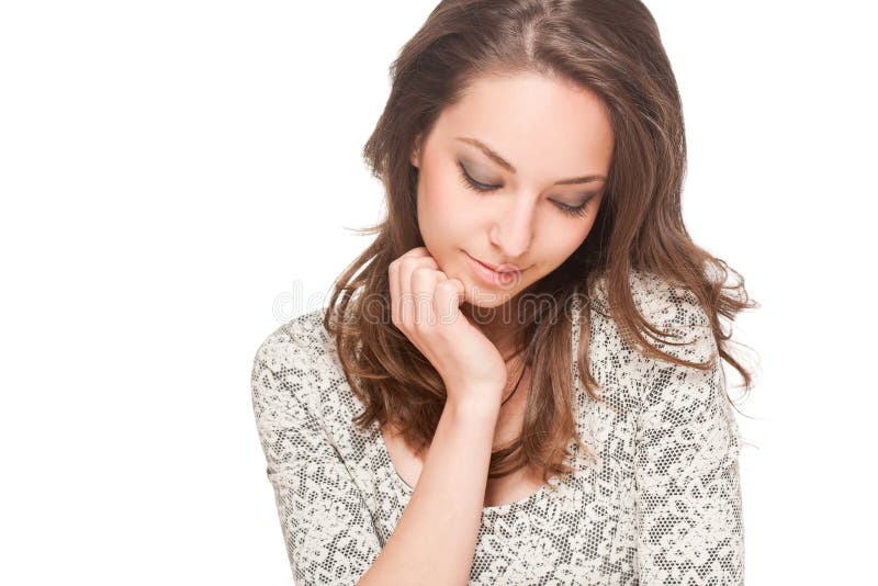 Cara expresiva. imagen de archivo. Imagen de reflexionar - 33375901