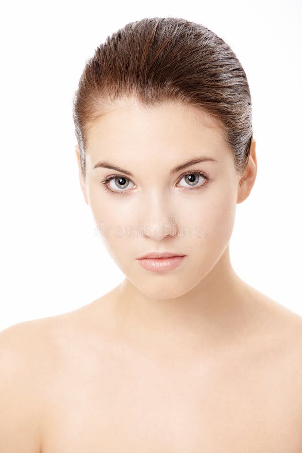 Belleza inocente foto de archivo. Imagen de mejilla, pureza - 11931730