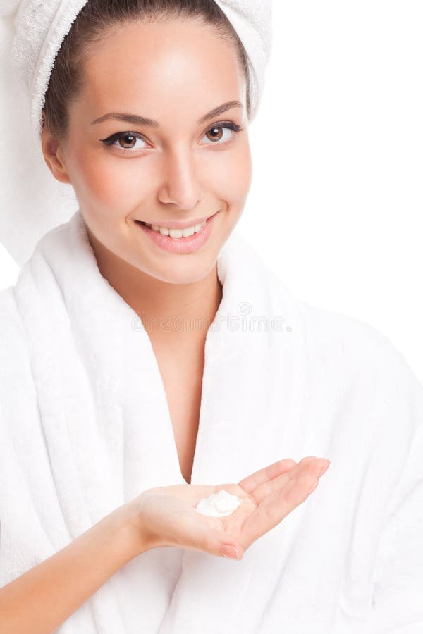 Belleza morena lisa imagen de archivo. Imagen de retrato - 50091169