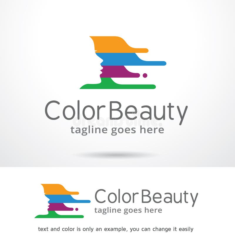 Bellezza Logo Template Design Vector Di Colore Illustrazione Vettoriale ...